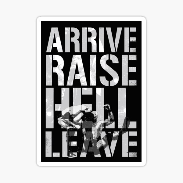 Raise Hell Stickers | Redbubble