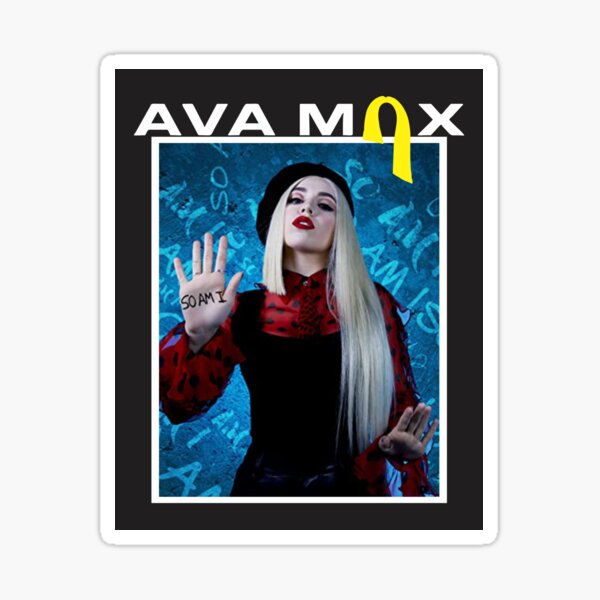 Ava Max Stickers | Redbubble