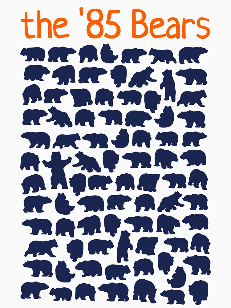 "the-85-bears" T-shirt for Sale by TonyKam | Redbubble | 1985 t-shirts ...