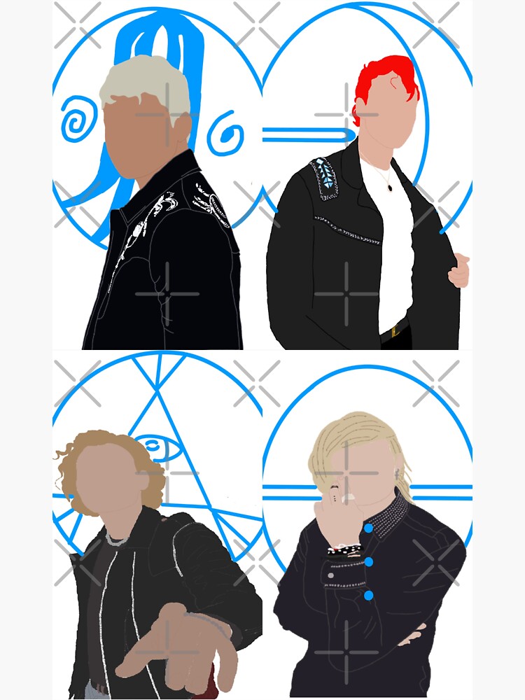 Pegatina «5SOS CALM art» de AfterglowArt- | Redbubble