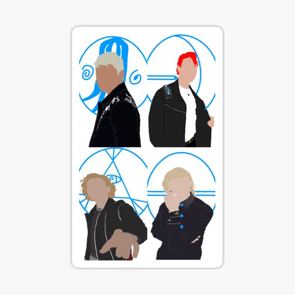 Pegatina «5SOS CALM art» de AfterglowArt- | Redbubble