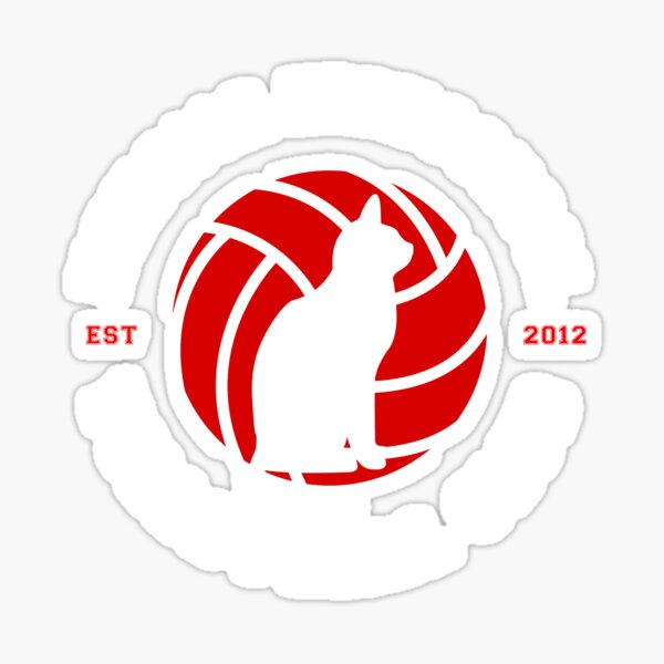 "Haikyuu!! Nekoma Highschool Volleyball Club Logo" Sticker by ...