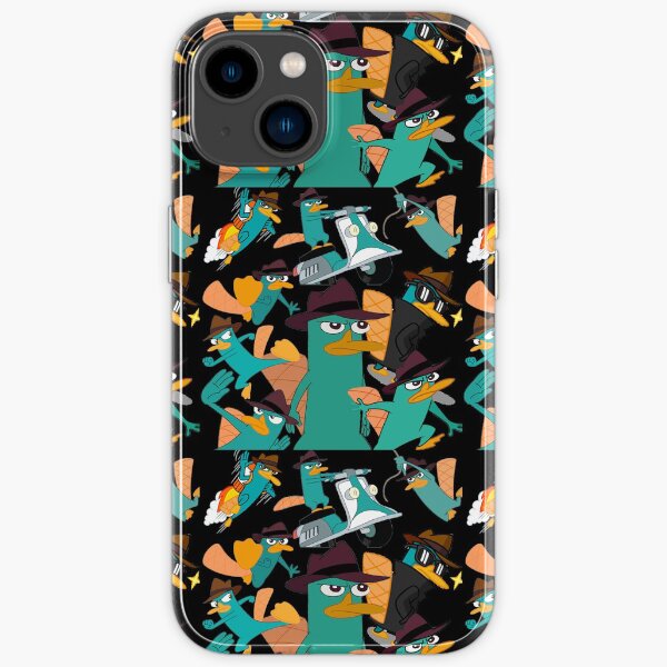 "Perry the platypus phineas and ferb collage design " iPhone Case for ...