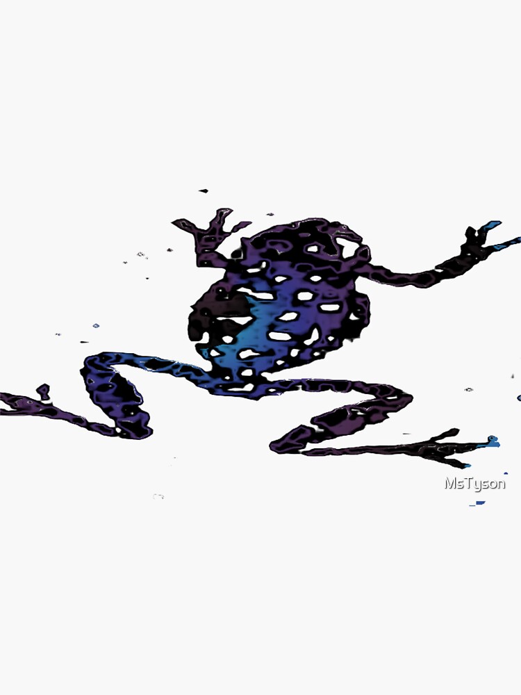 "gradient frog" Sticker for Sale by MsTyson | Redbubble