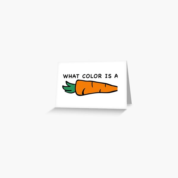 "what color is a carrot? Beetlejuice Lester Green Sticker" Greeting ...