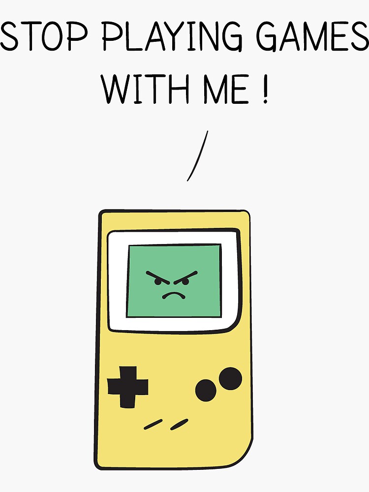 "No Games Allowed" Sticker for Sale by TipsyTorpey | Redbubble