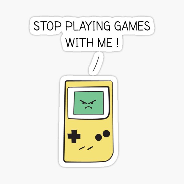 "No Games Allowed" Sticker for Sale by TipsyTorpey | Redbubble