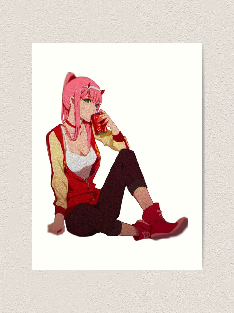 "Zero Two Lo-Fi edit" Art Print by SH4Merch | Redbubble