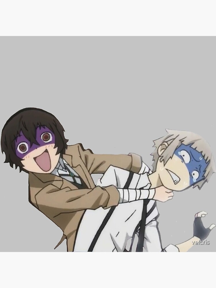 "poisoned dazai & scared sushi " Poster by velcris | Redbubble