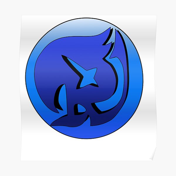 Póster «Símbolo de Raven Tail Guild de Fairy Tail» de ShinteRD | Redbubble