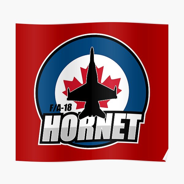 "Canadian F/A-18 Hornet Patch" Poster for Sale by TGStudios | Redbubble