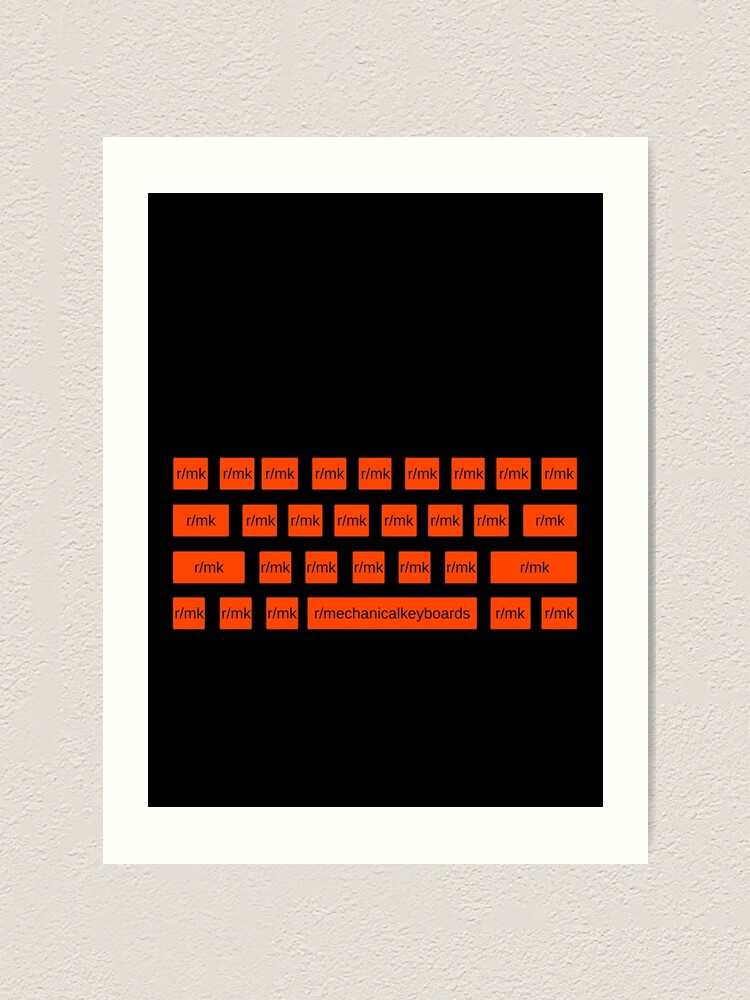 "Mechanical Keyboards r/mk keys" Art Print for Sale by BeyondtheQuote ...