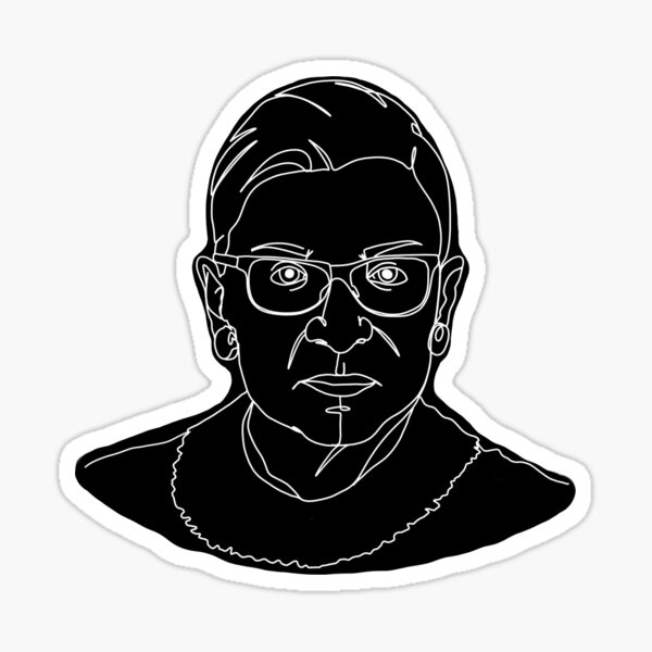 "Rbg" Sticker by mtaberneroc02 | Redbubble