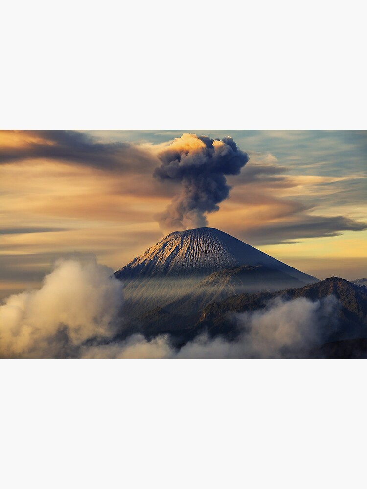 "Volcanic eruption" Sticker for Sale by sitamaissitoh | Redbubble