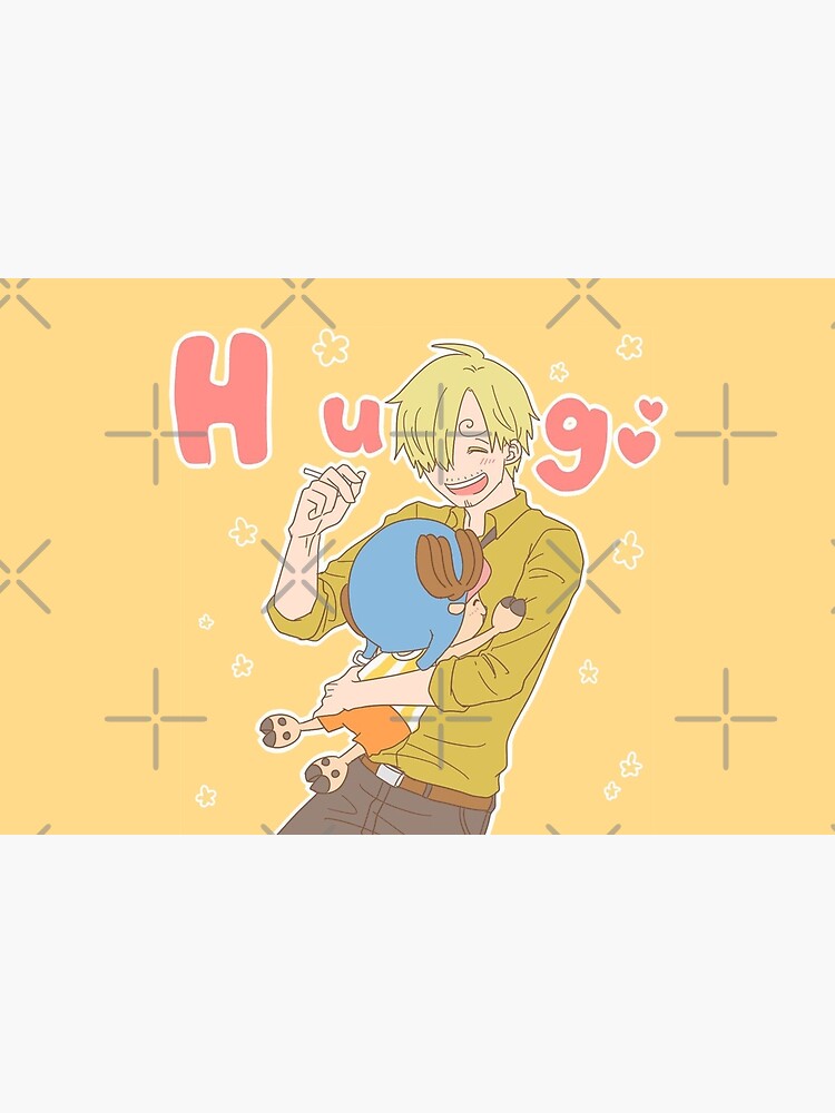 "Sanji and Tony Tony Chopper Warm Hugs" Bath Mat for Sale by SoyLaLeche ...
