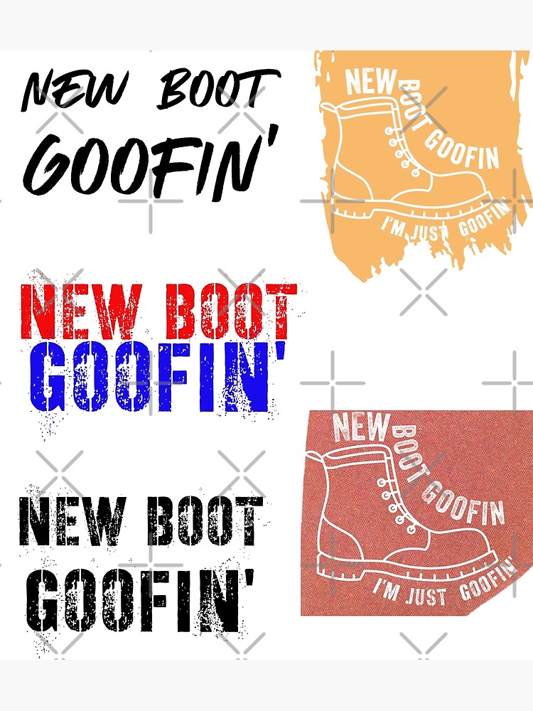 " New boot Goofin sticker pack " Photographic Print for Sale by ...