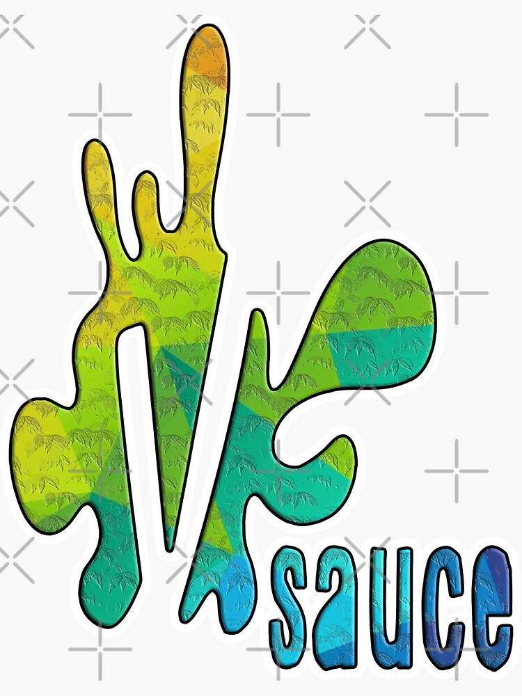 "V Sauce" Sticker for Sale by GTOLuffy | Redbubble