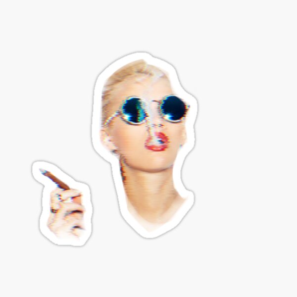 "Smoking Girl" Sticker for Sale by CreativeWorld96 | Redbubble
