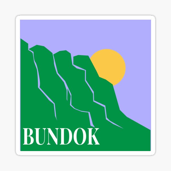 "Bundok" Sticker for Sale by Pengboi | Redbubble