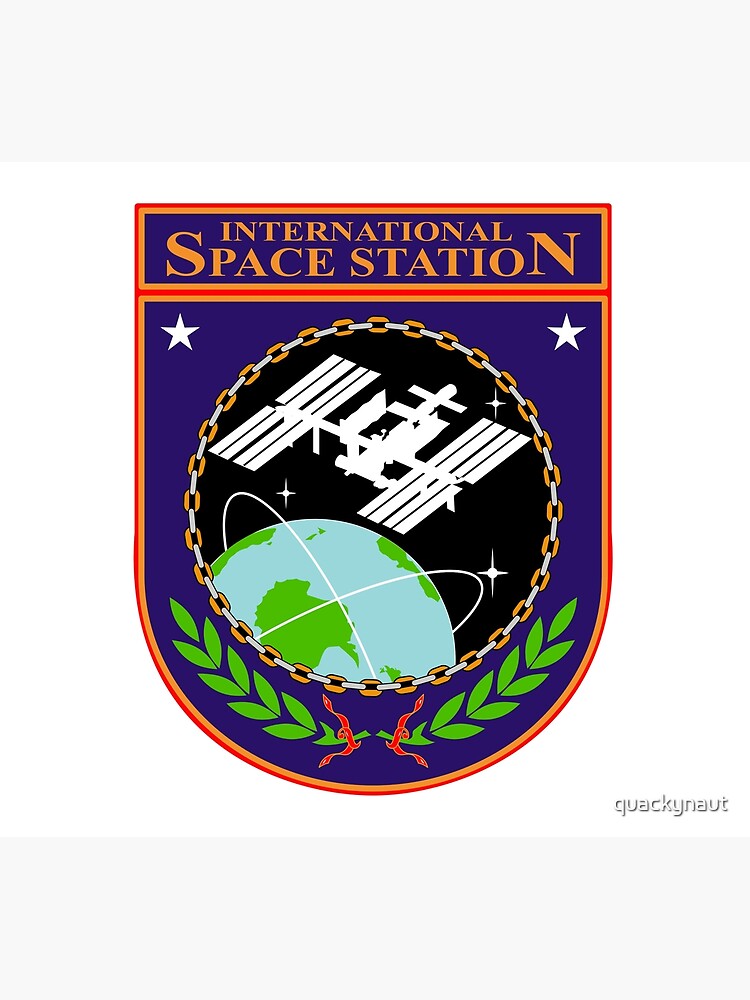 "International Space Station Logo" Poster for Sale by quackynaut ...