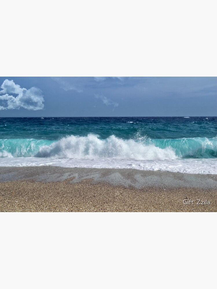 "Blue Ocean Waves" Sticker for Sale by Naz005 | Redbubble