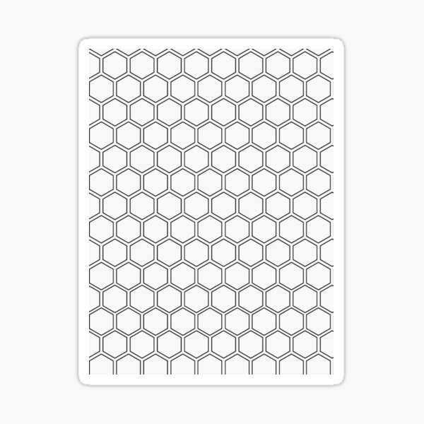 "Honeycomb Structure Design" Sticker for Sale by StockDesigner | Redbubble