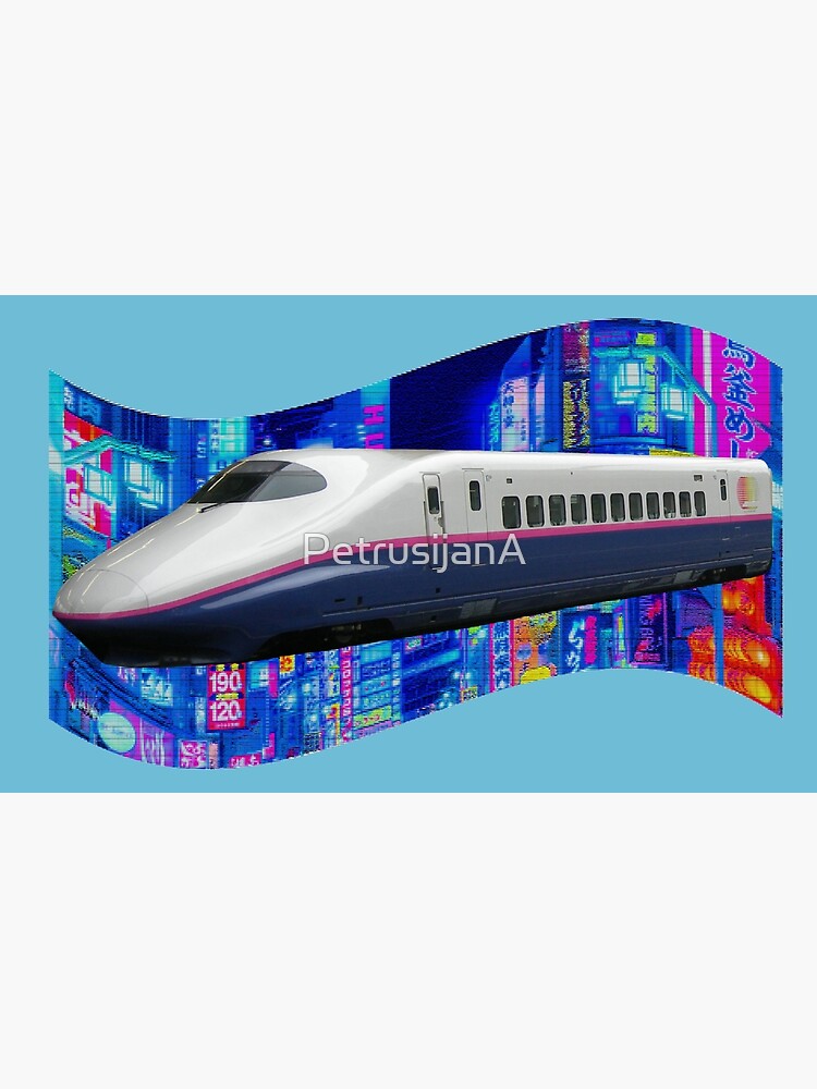 "Shinkansen E2" Art Print by PetrusijanA | Redbubble