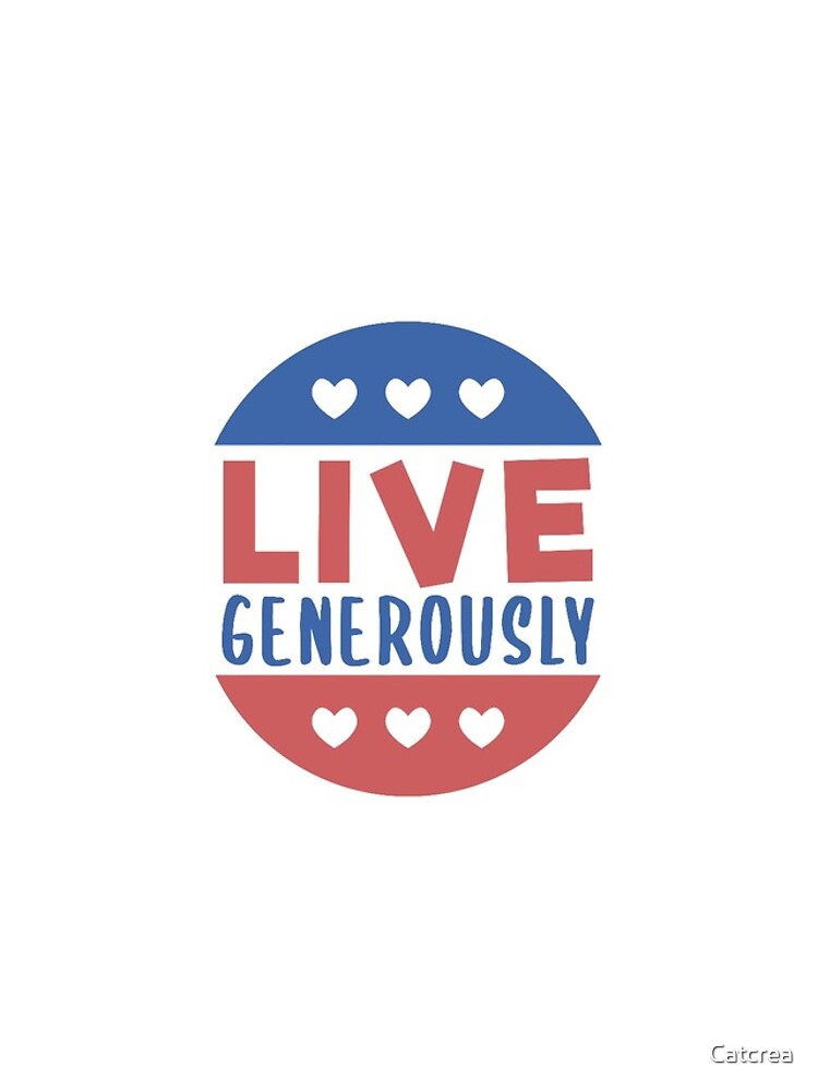 "Live generously stars" iPhone Case for Sale by Catcrea | Redbubble