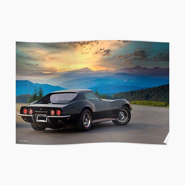 "1968 Chevrolet C3 Corvette Stingray" Poster by DaveKoontz | Redbubble