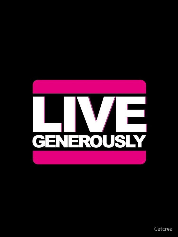 "Live generously for women" iPhone Case for Sale by Catcrea | Redbubble