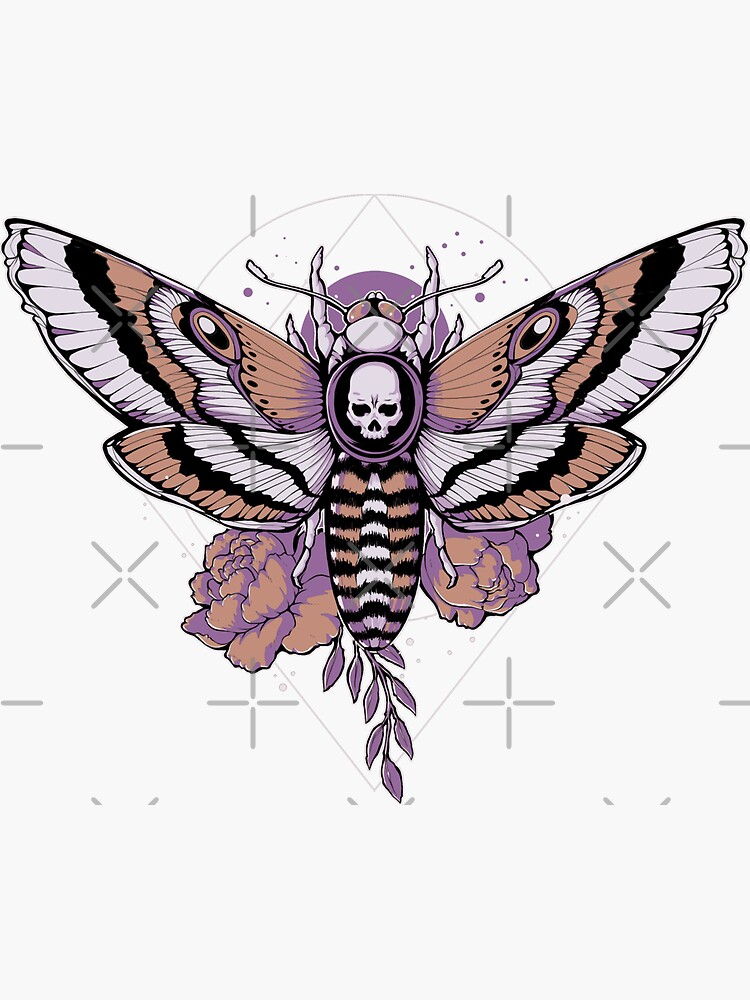 "Death Moth" Sticker for Sale by xMorfina | Redbubble