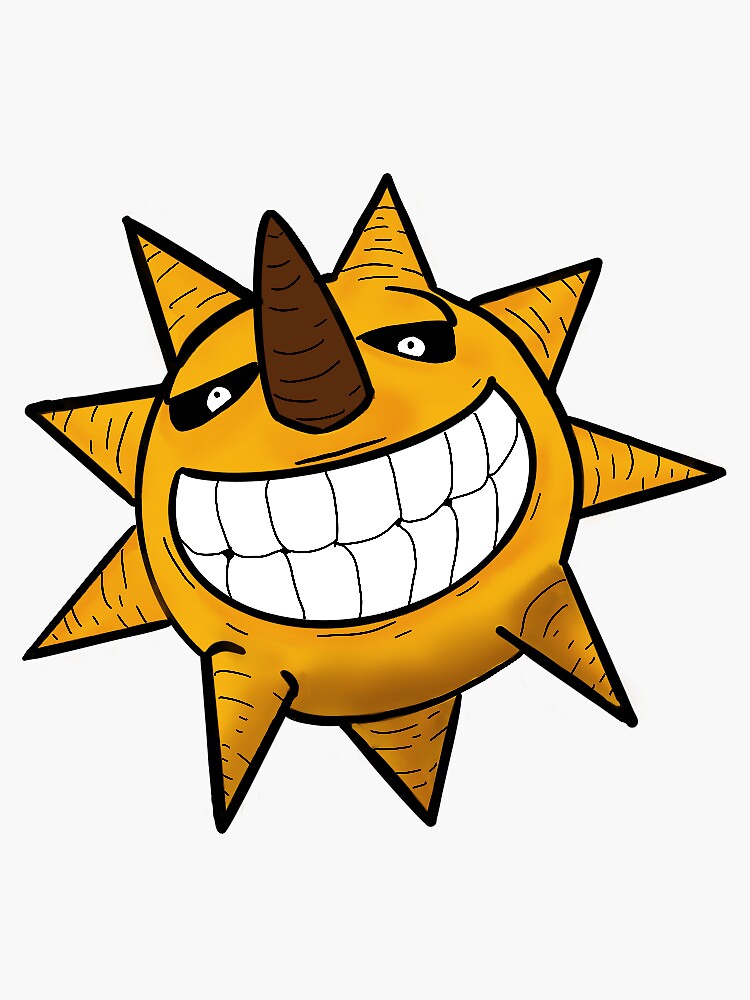 "Soul eater sun" Sticker for Sale by Miaclone5 | Redbubble