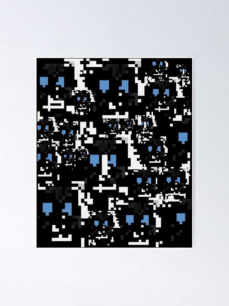 "Modified anti-surveillance disable facial recognition pattern" Poster ...
