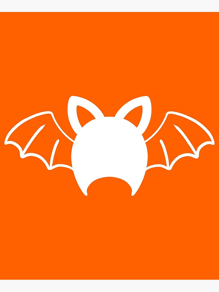 "Cute White Bat" Poster by FernwehFaraway | Redbubble