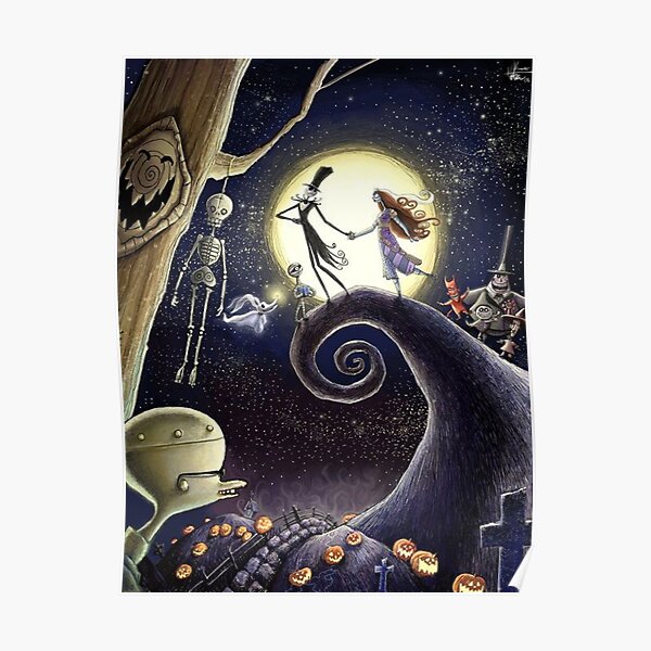 "Jack skeleton " Poster by SoJolly | Redbubble