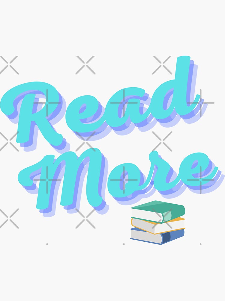 "Read More - Vision Board Sticker " Sticker for Sale by LoA-Lady ...