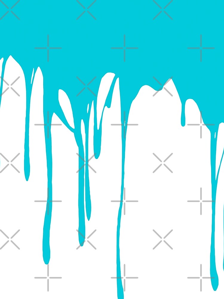 "Light Blue Dripping Paint" T-shirt by Trace1234 | Redbubble