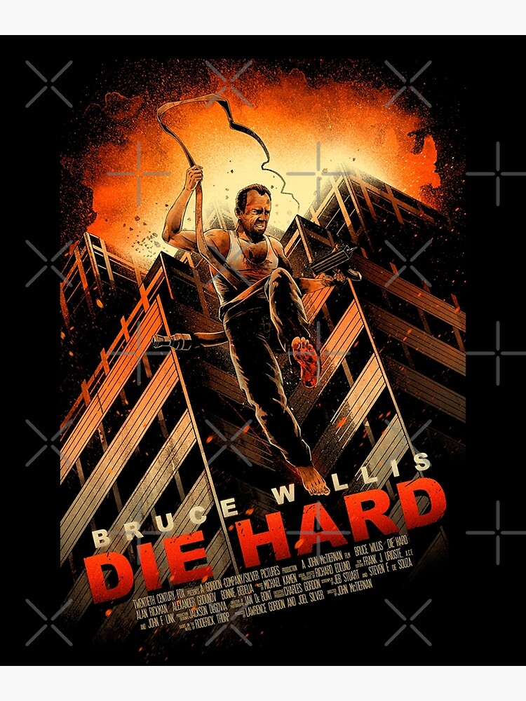 "Die Hard" Poster for Sale by black-maple | Redbubble