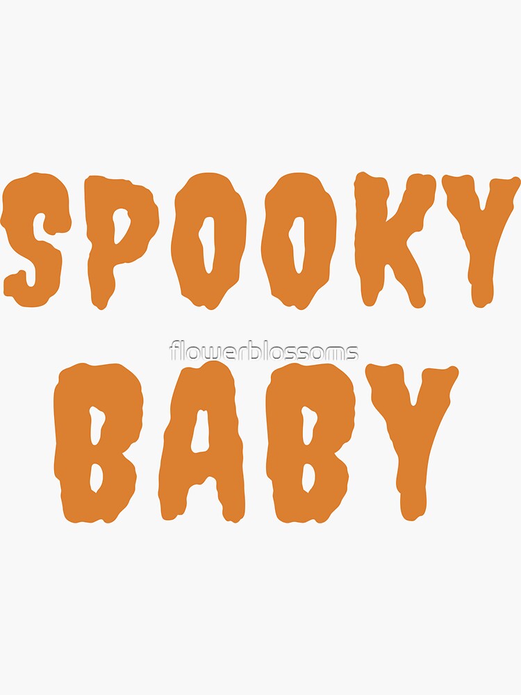 "Spooky baby - cute halloween ddlg little space submissive " Sticker ...