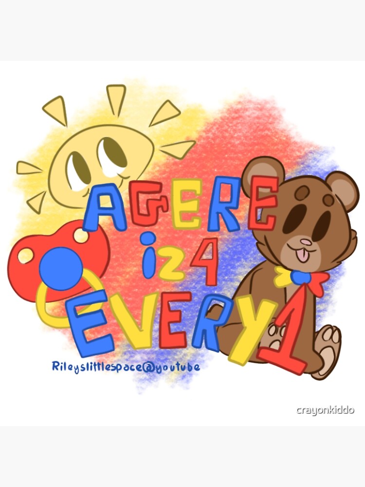 "Agere Is For Everyone! - rileyslittlespace" Metal Print for Sale by ...