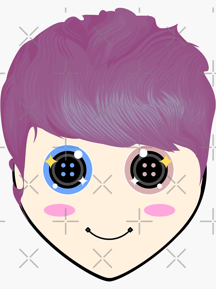 "Cute Button Boys" Sticker by buttonbaby | Redbubble