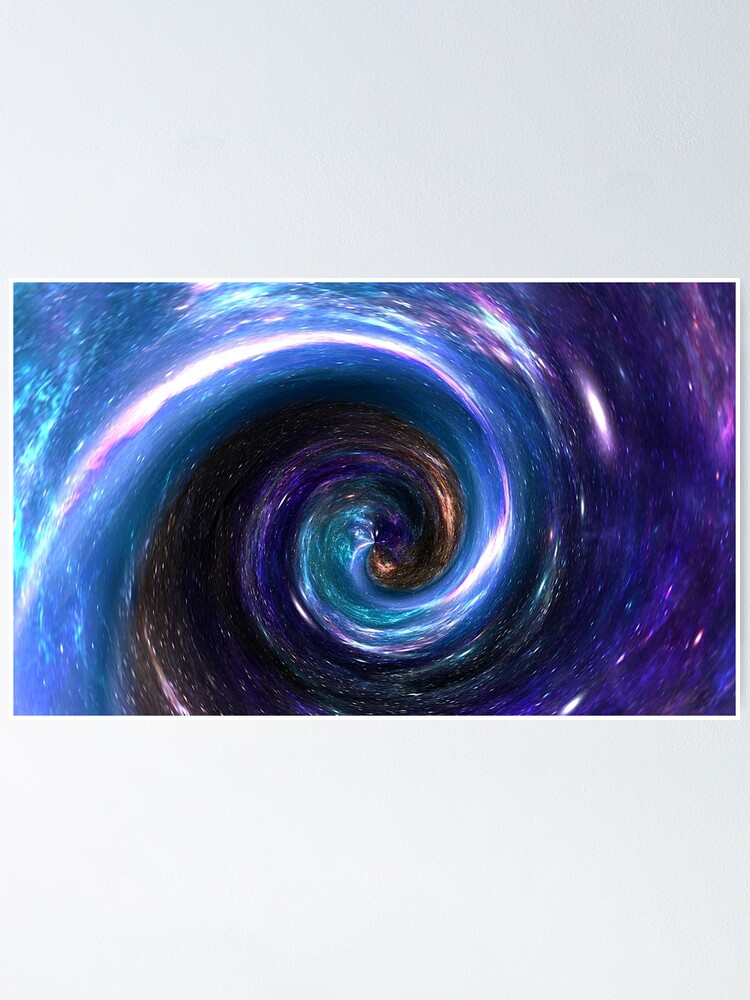 "Universe Tornado Big Bang Spiral Vortex Colourful Galaxy" Poster by ...