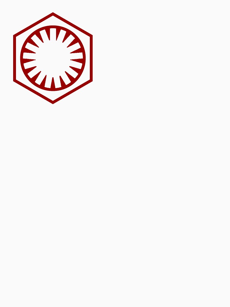 "First Order Logo RED" T-shirt by TheronClarke | Redbubble