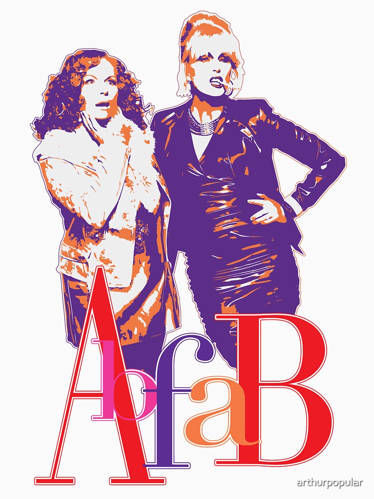 "AbFab" Essential T-Shirt for Sale by arthurpopular | Redbubble
