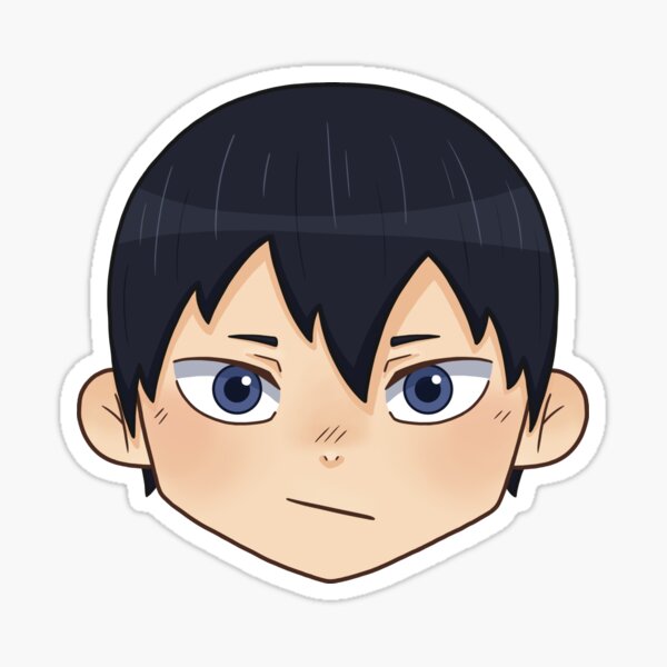 "kageyama tobio chibi (haikyuu!!)" Sticker for Sale by tomatosoop ...