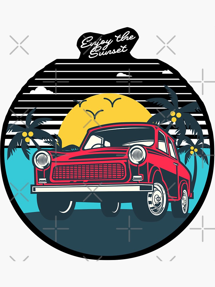 "Vintage Diecast Car - Diecast Design" Sticker for Sale by atoyz ...