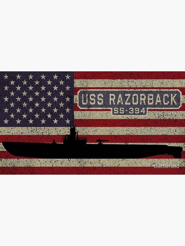 "USS Razorback SS-394 WW2 Balao class submarine Vintage USA American ...