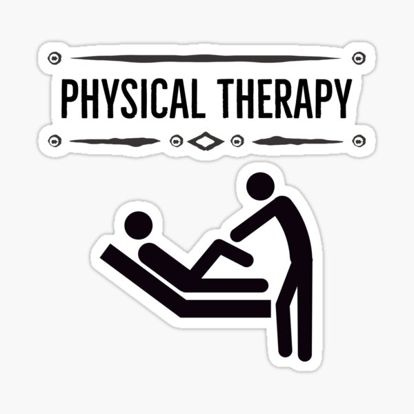 "Physical therapy. Physiotherapy" Sticker for Sale by doctors-apparel ...