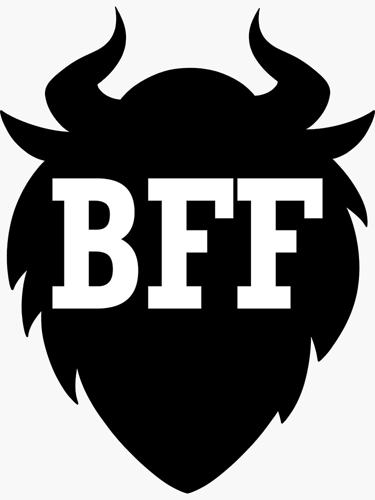 "BEAST FRIENDS FOREVER" Sticker for Sale by FlaffyART | Redbubble