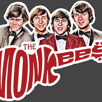 "Monkees" Sticker for Sale by whatchagondo | Redbubble